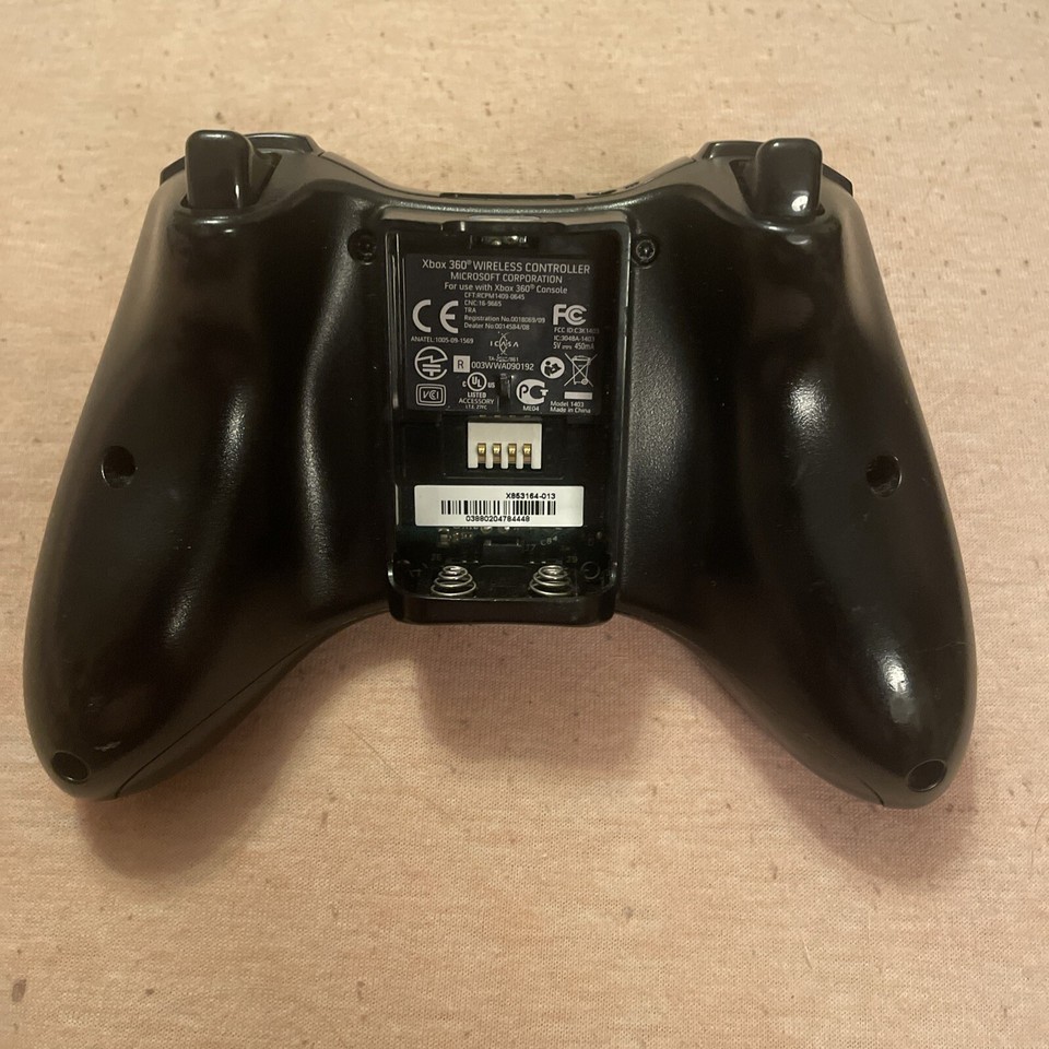 Official OEM Microsoft Wireless Controller Black For Xbox 360 1351 ...