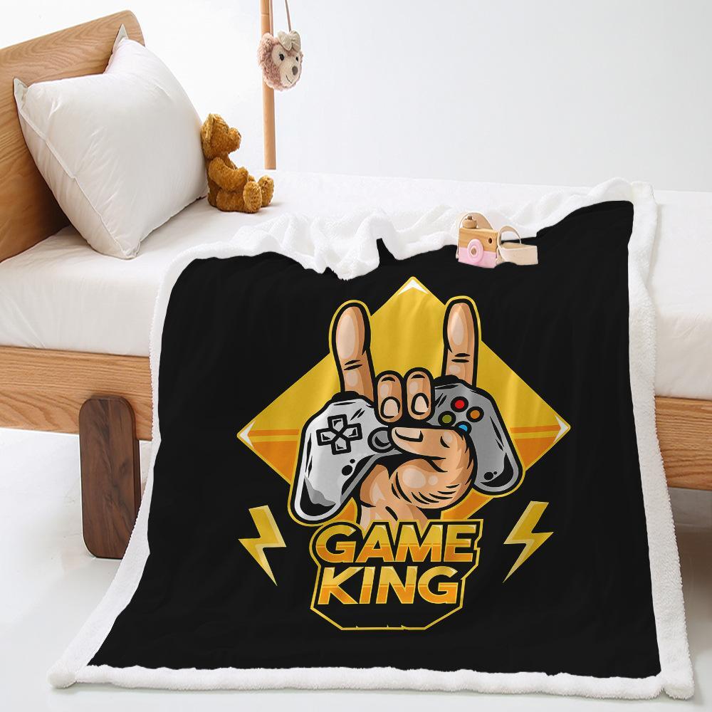 PS5 Game Console Blanket Holiday Flannel Throw Sofa Quilt Bed ...