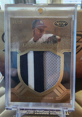 2018 Topps Tier One LUIS SEVERINO Prodigious Patches Jumbo Patch #/10 ...