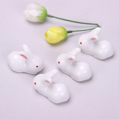 6Pcs Bunny Decoration Porcelain Chopsticks Rest Spoon Chopstick Rest | eBay
