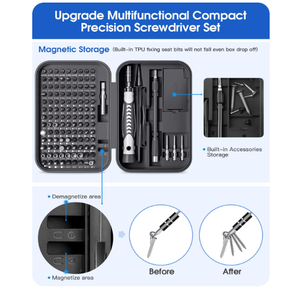 #1 Gunsmith Set 120 Bits Of Screwdriver Pro Gunsmithing Firearm Tools ...