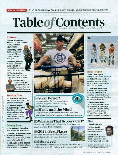 AARP MAGAZINE 2024 BEATLES RINGO STARR COVER - MELISSA ETHERIDGE ...