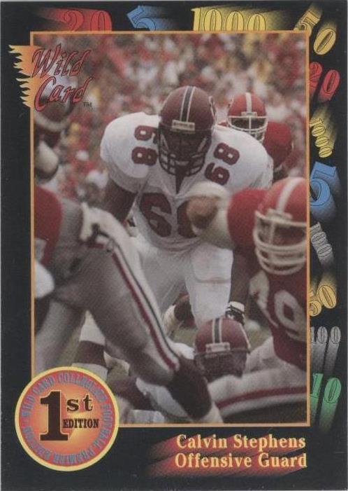 1991 Wild Card Draft - Calvin Stephens #8 (RC) for sale online | eBay
