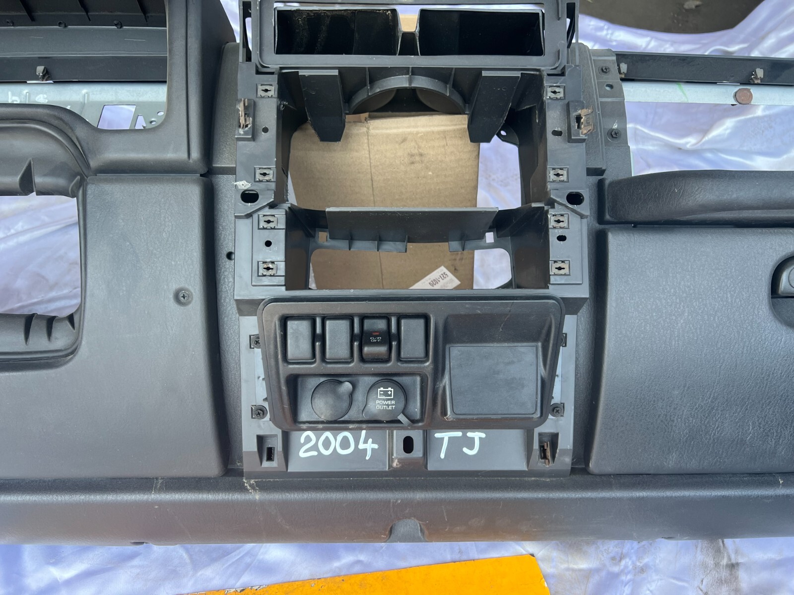 2003 - 2006 JEEP WRANGLER TJ DASH DASHBOARD BARE DASH NO WIRE OEM BLACK ...