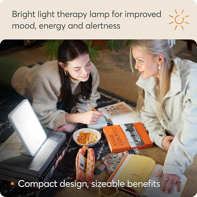 Lumie Mini, Compact Bright Light Therapy Lamp Improved Mood Energy ...