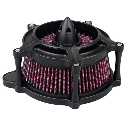 Black Air Cleaner Red Intake Filter For Harley Ultra Limited Street ...