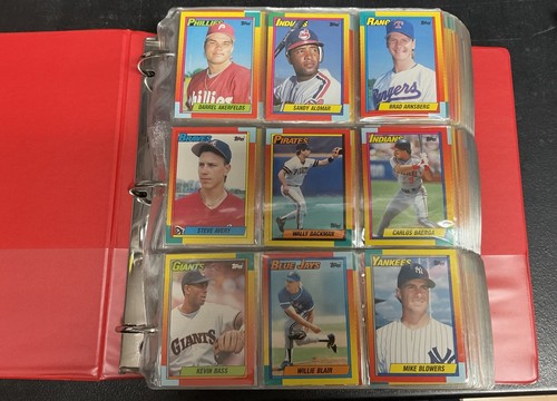 1990 Topps Baseball Complete Set 792 Cards - In Binder | eBay