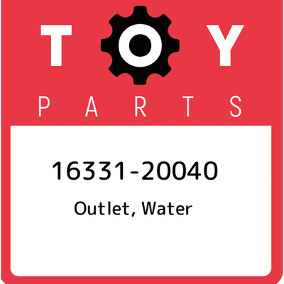 16331-20040 Toyota Outlet, water 1633120040, New Genuine OEM Part | eBay