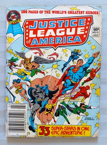 DC SPECIAL BLUE RIBBON DIGEST #11, JUSTICE LEAGUE OF AMERICA, VG-FN ...