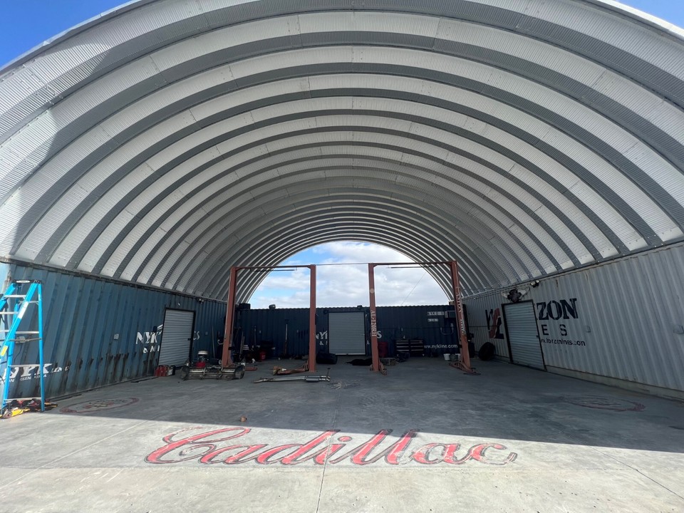 NEW DuroSPAN Steel 25x20x12 Metal Building Conex Box Container Cover ...