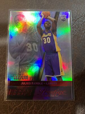 JULIUS RANDLE 2014-15 PANINI PRESTIGE PREMIUM BONUS SHOTS RED /149 ...
