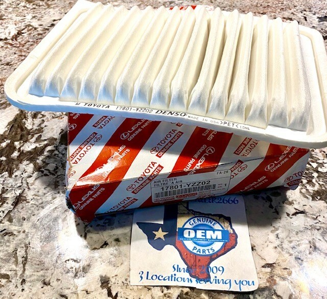 Genuine Toyota Engine Air Filter CA10171 17801-28030 17801-0H050 17801 ...