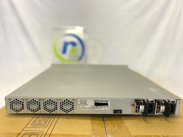 Open Box Cisco Meraki MX400-HW Security Appliance Unclaimed - 1 YR for ...