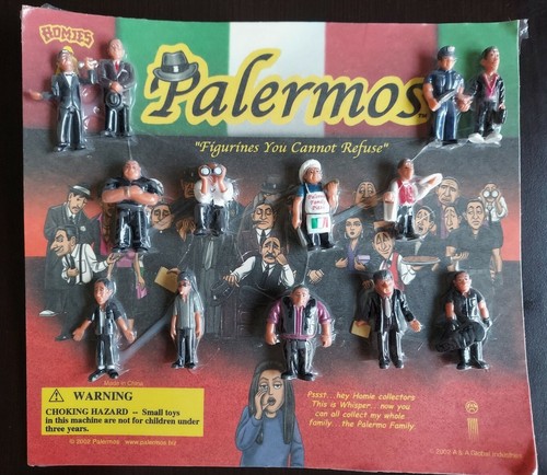 HOMIES PALERMOS VENDING MACHINE DISPLAY BLISTER SEALED 13 NEW FIGURES ...