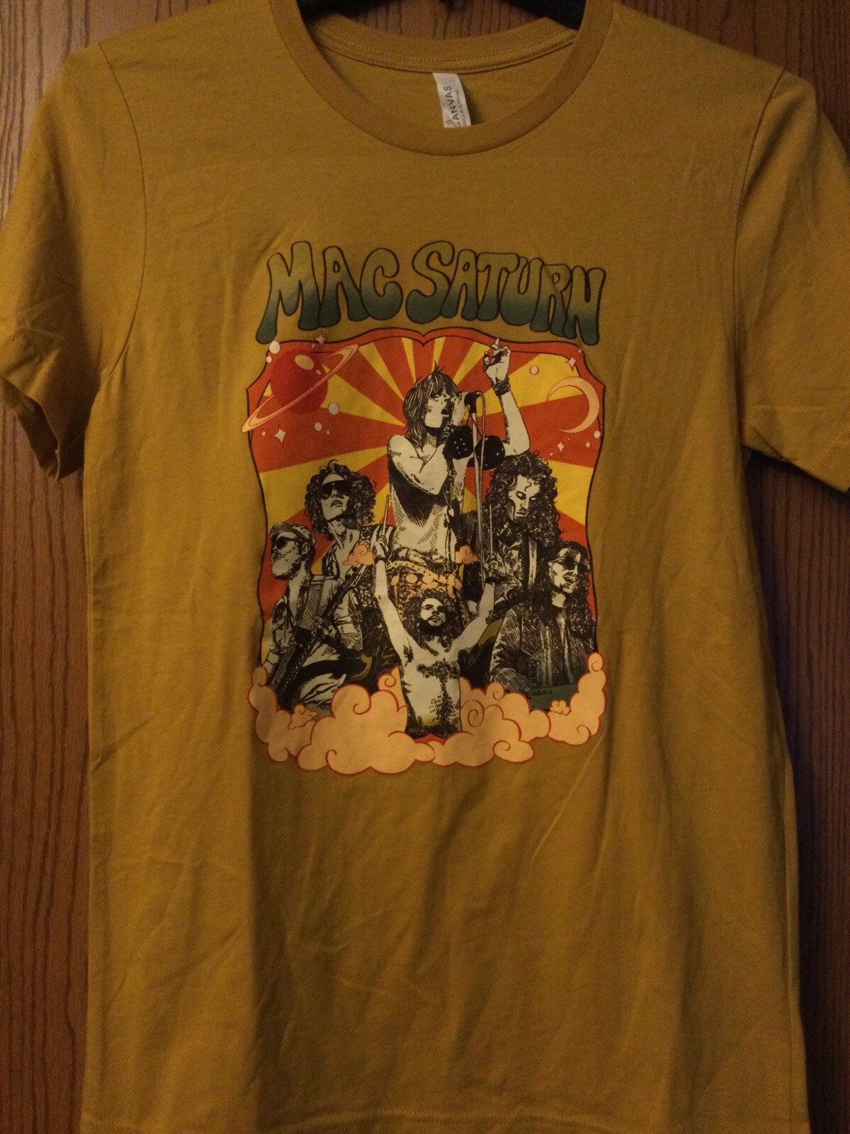 Mac Saturn - Detroit Based Rock Band - Yellow Shirt -… - Gem
