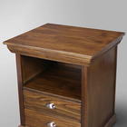 Nightstand End Side Compartment Concealment Table Wooden Hidden Storage ...