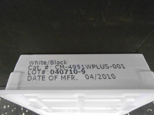 THERMO SCIENTIFIC COLORMARK PLUS CM-4951PLUS PRECLEANED MICROSCOPIC ...