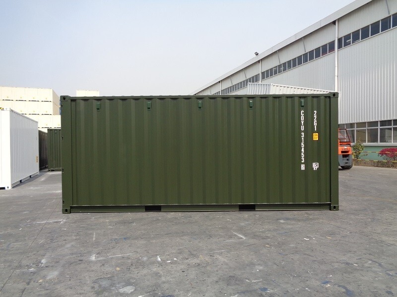Shipping Containers 20 ft RAL6007 01202-237162 Dorset £1985+vat easy ...