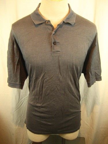 LL Bean Gary Player Gray Cotton SS Graphic Golf Polo Shirt sz XL | eBay