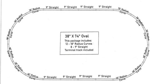 HO Scale Model Railroad Trains Layout Bachmann EZ Track Steel Lot 38 X ...