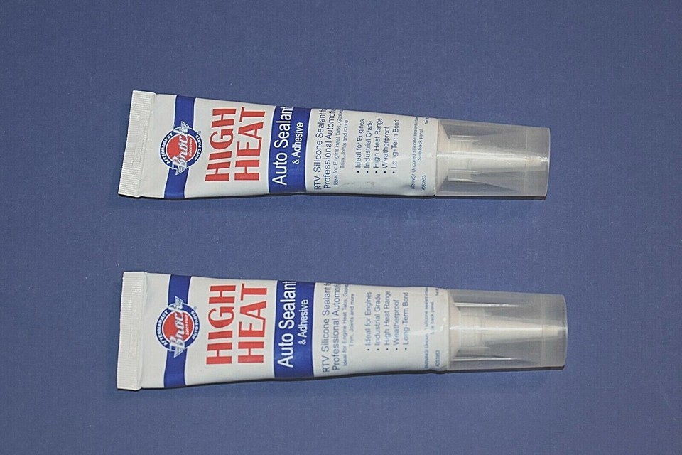 2 Brock Engine Motor Heat Tab Adhesive 2.8 oz Gasoline Diesel Marine ...