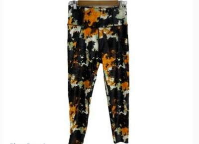 Nine West Active Women Black Multicolor Leggins Size L | eBay