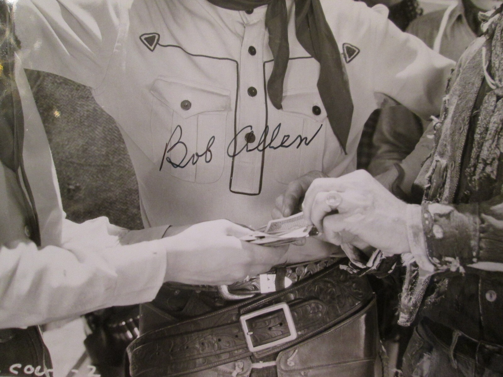 VINTAGE BOB ALLEN Auto Signed 8 x 10 B & W Photo RECKLESS RANGER | eBay