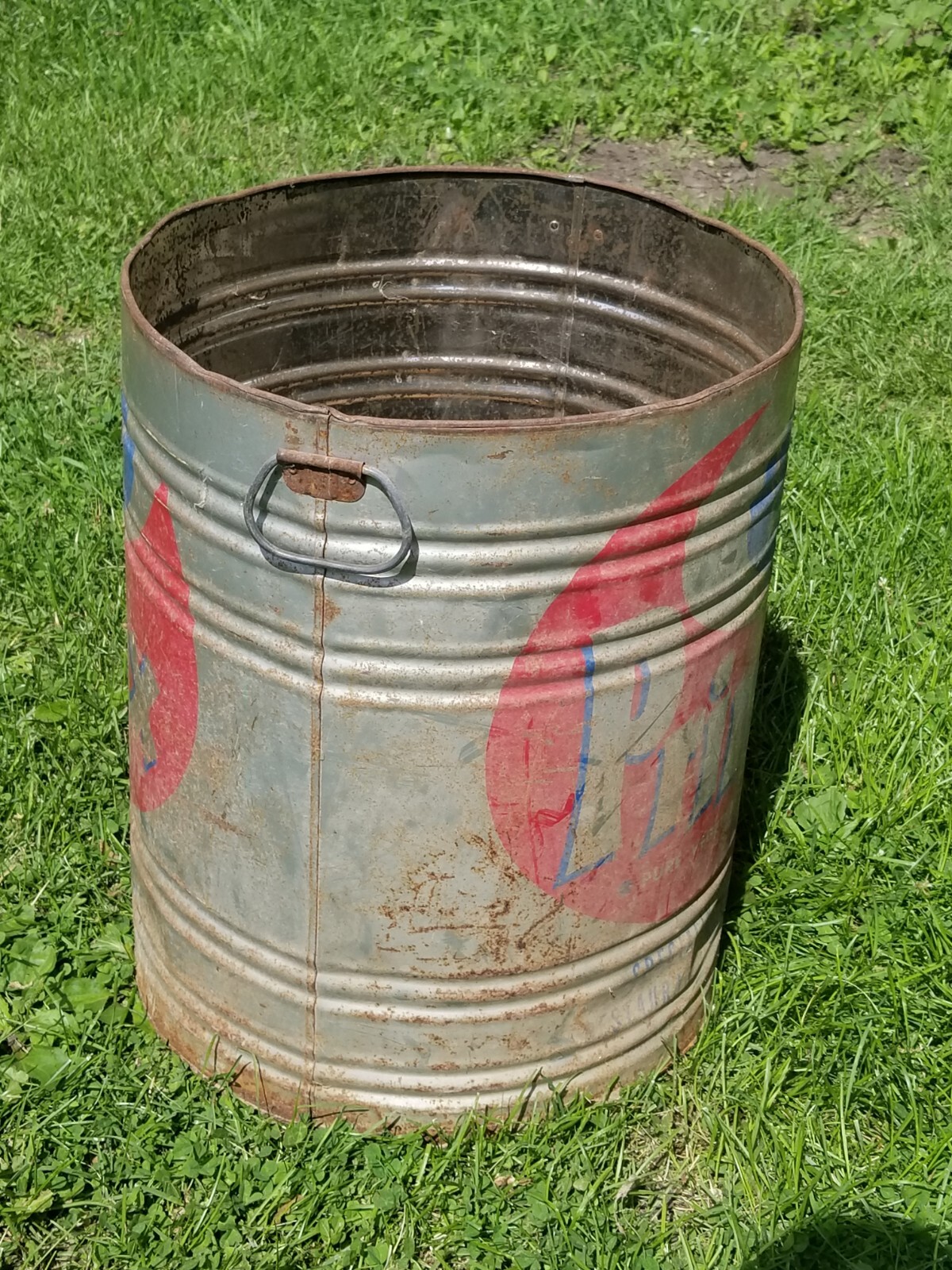 Vintage Primex Pure Vegetable Shortening Large Tin Metal Can 110 Pounds ...