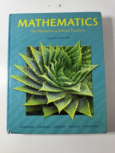 Mathematics for Elementary School Teachers 4th edition | eBay