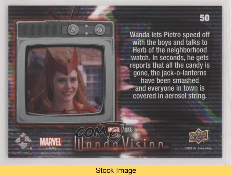 2022 Marvel Studios' WandaVision Purple Spell Wanda Maximoff #50 READ ...