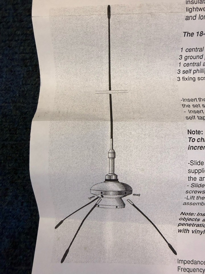 Midland 18-412 Fibreglass CB Base Antenna Homebase Aerial (New Old ...