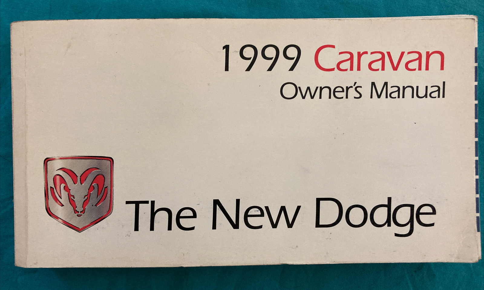 1999 DODGE CARAVAN OWNERS OPERATORS DRIVERS GUIDE MANUAL BOOK GLOVEBOX ...