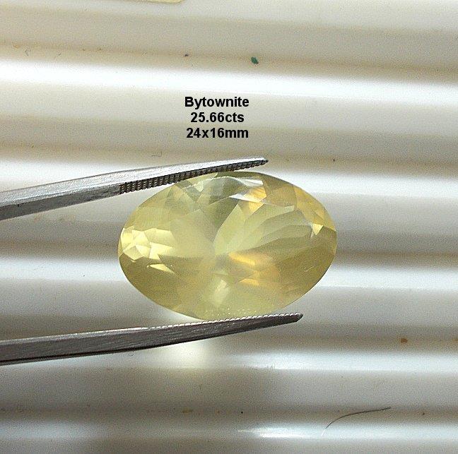 BYTOWNITE, 25.66cts, FROSTED COLOR, CUSTOM CUT, RARE HUGE GEM, USA ...