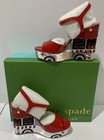 KATE SPADE TACO TRUCK DORA WEDGE ESPADRILLE PLATFORM SANDAL RED PATENT ...