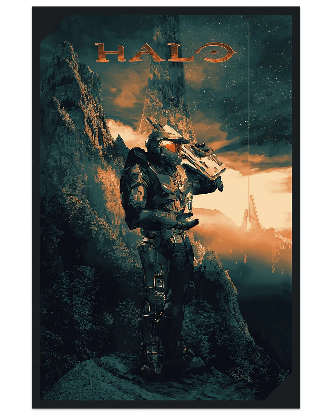 Wondercon 2023 Halo Master Chief Game Poster Screen Print Art 24x36 ...