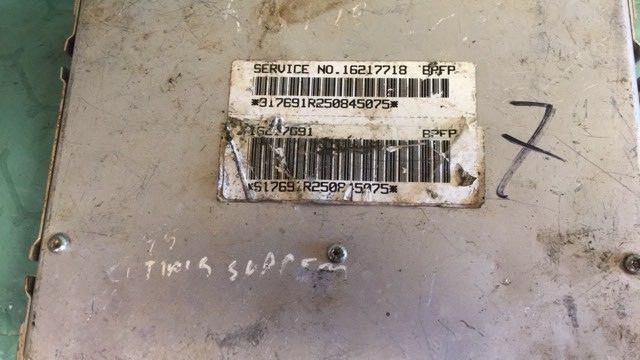 16217718 abs module anti lock brake computer 1993-1995 Pontiac Grand Am ...