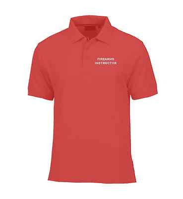 Firearms Instructor Polo Shirt Moisture Wicking Performance HiViz Print ...