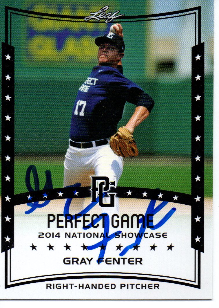 Gray Fenter 2014 Leaf Perfect Game Signed Card | eBay
