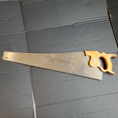 Vintage DISSTON D-8 26" Hand Saw Wooden Handle | eBay