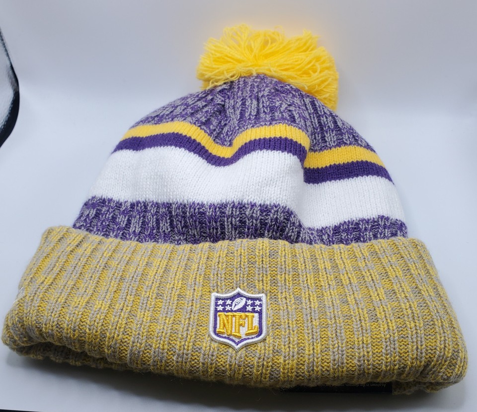 Minnesota Vikings New Era Cuffed Knit Stocking Cap - NFL | eBay