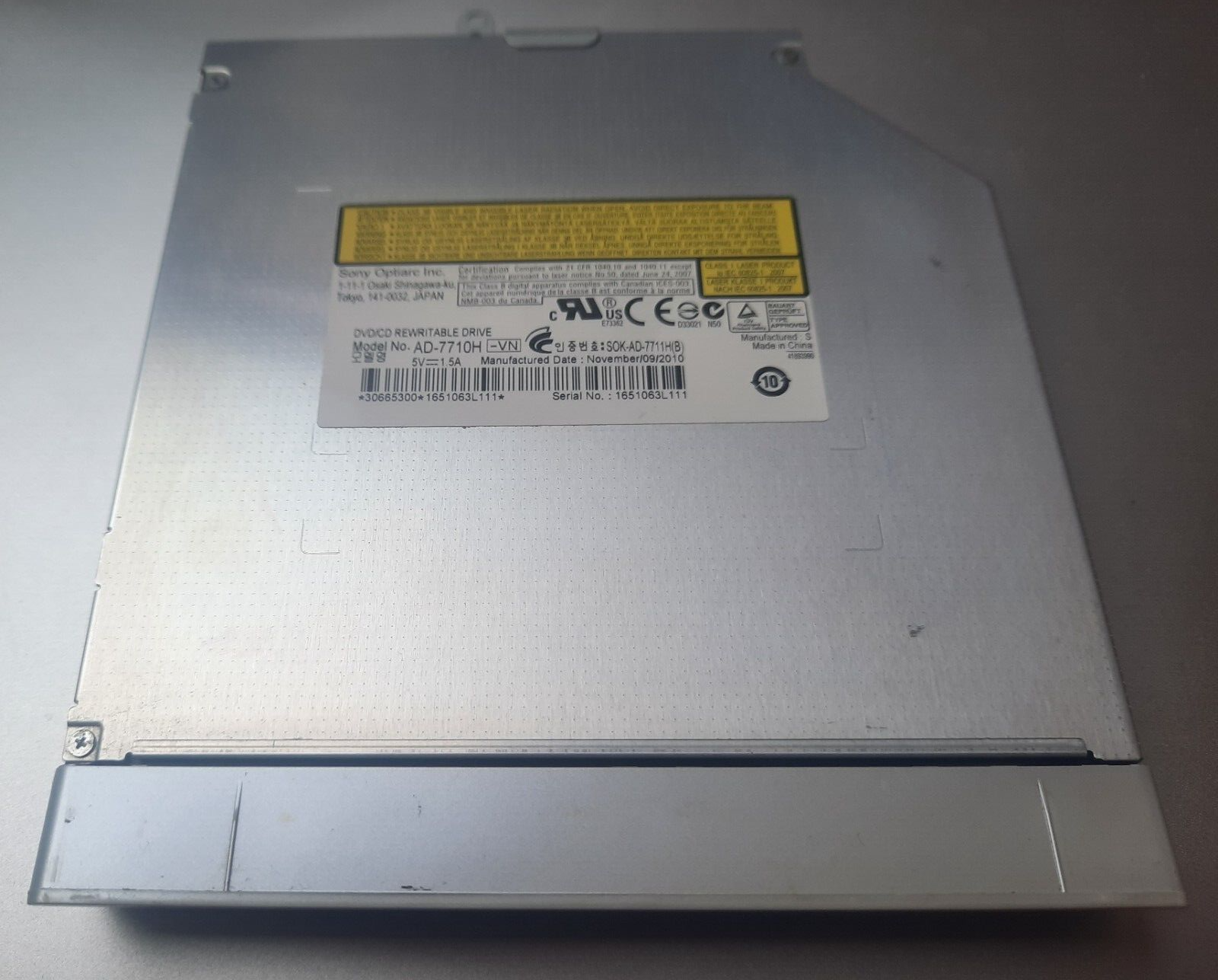 DVD/CD Rewritable Drive SONY OPTIARC modèle AD-7710H | eBay