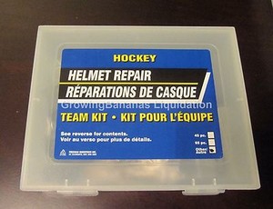 Deluxe Hockey Helmet Team Hardware Repair Kit! New, 75 Pieces + Case FI ...