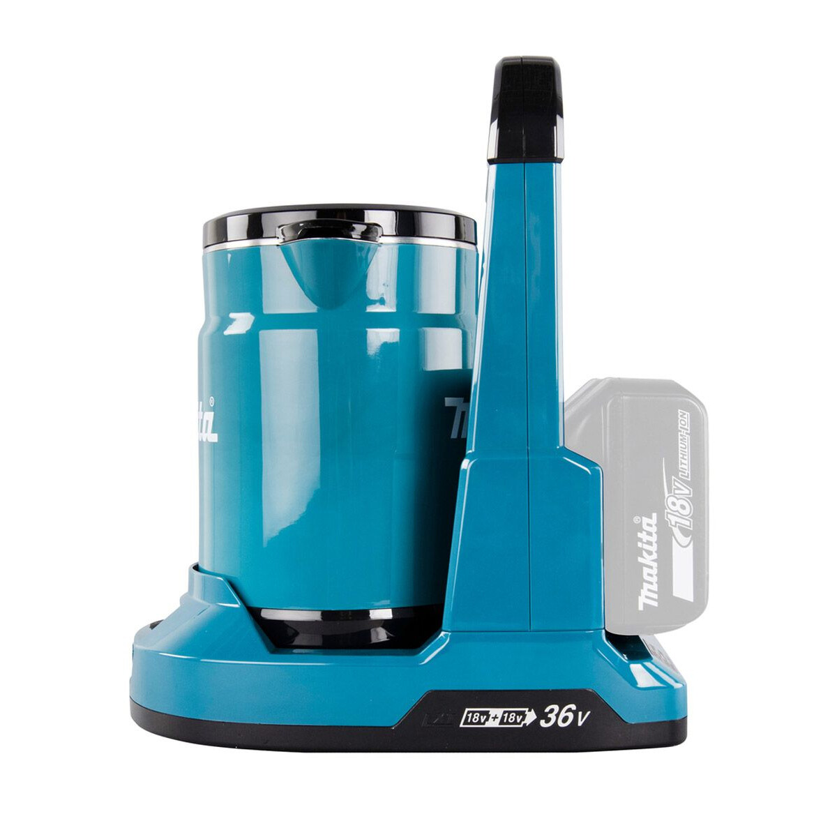 Makita DKT360 18V / 36V LXT Cordless Kettle With 2 x 5.0Ah Batteries ...