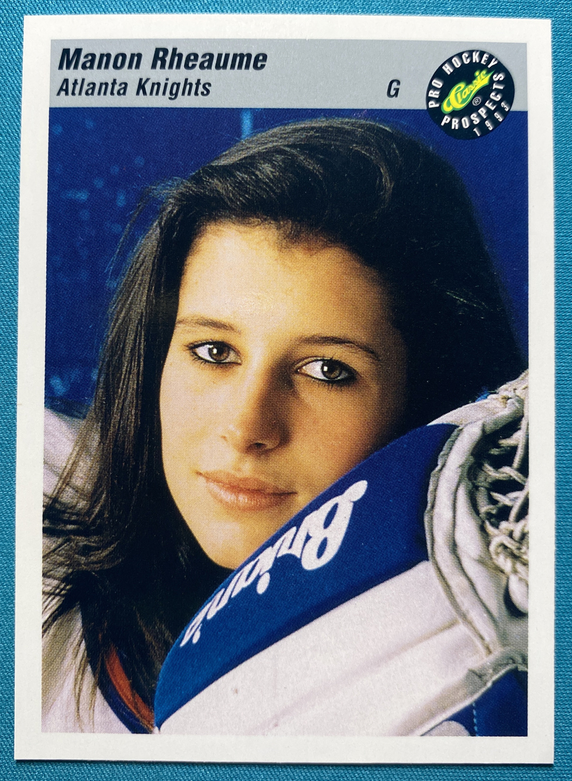 1993 Classic Pro Hockey Prospects Manon Rheaume #100 The First Lady Of ...