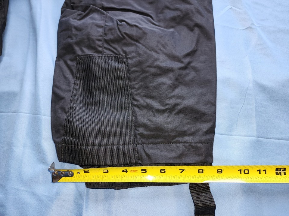 SPYDER MEN'S THINSULATE SKI SNOWBOARD BIB OVERALLS BLACK SIZE MEDIUM IS ...