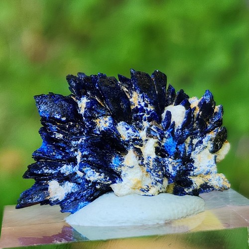Exceptionally Stunning Azurite Flower From Morocco, 30.80ct, 2.50cm | eBay