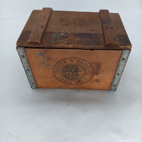 Vintage PROCTOR & GAMBLE Ivory Soap WOODEN CRATE Wood Storage Box. A12 ...