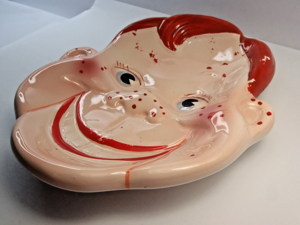 HOWDY DOODY FACE-SHAPED TRINKET BOWL or SPOON REST | eBay UK