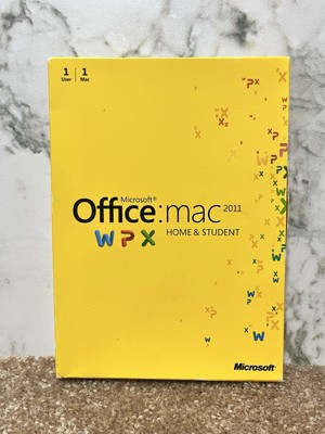 Microsoft Office Mac 2011 Home & Student Software 1 User + Product Key | eBay
