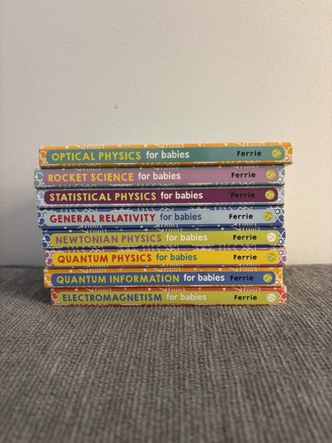 Chris Ferrie Baby University Board Book Set Of 8, Physics ...
